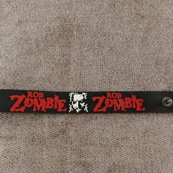 Rob Zombie | Accessories | Rob Zombie Snap Rubber Bracelet | Poshmark